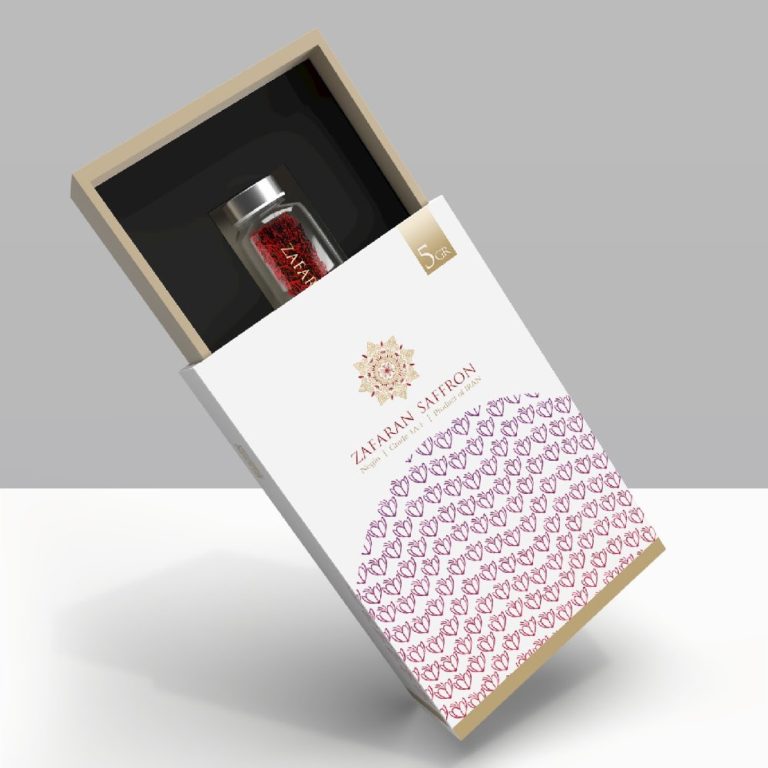 Premium Saffron Packaging Design 2026 - DesignerPeople