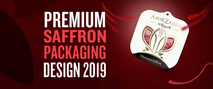 Premium Saffron Packaging Design 2020 - DesignerPeople