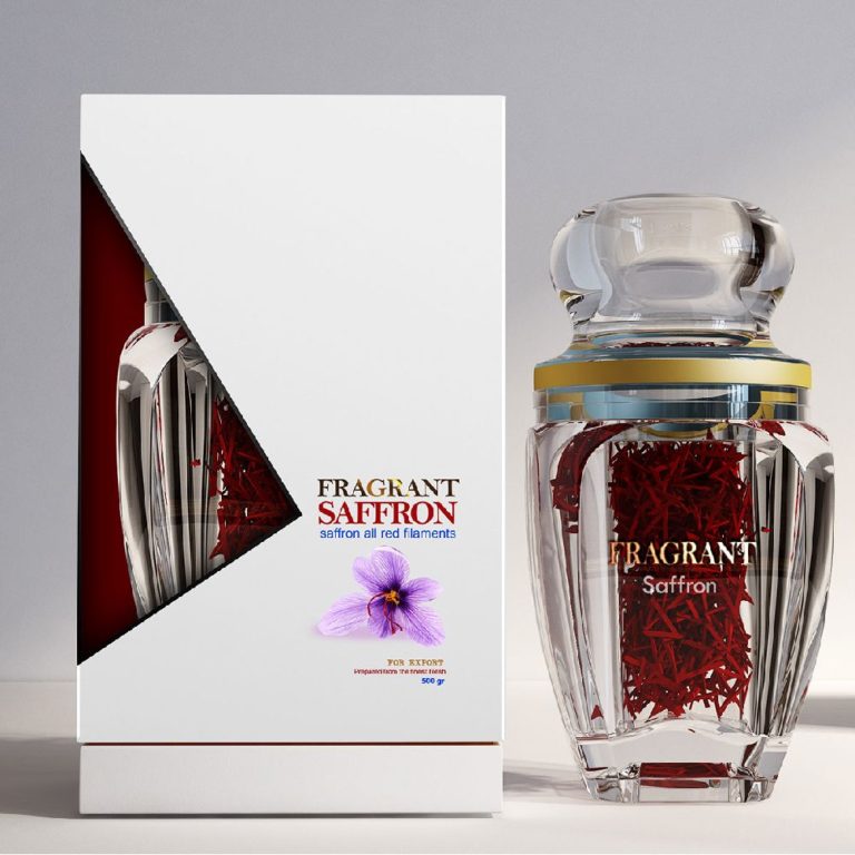 Premium Saffron Packaging Design 2025 - DesignerPeople