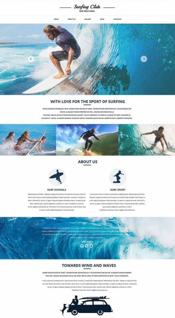 99 Inspirational Website Design Templates - DesignerPeople