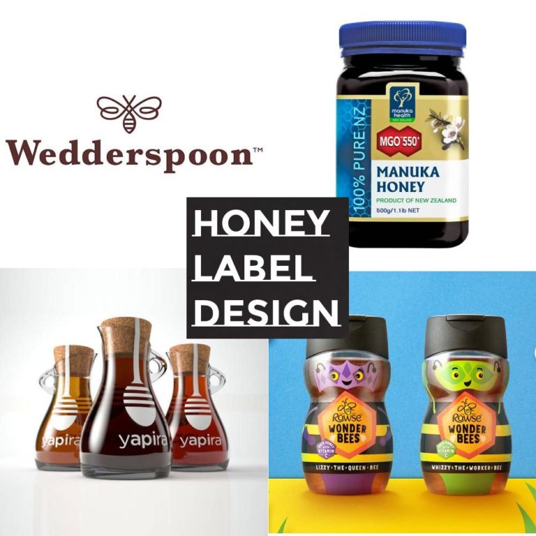156+ Best Honey Label Design Ideas & Honey Branding