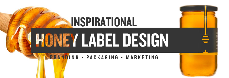 Creative Honey Label Design Branding