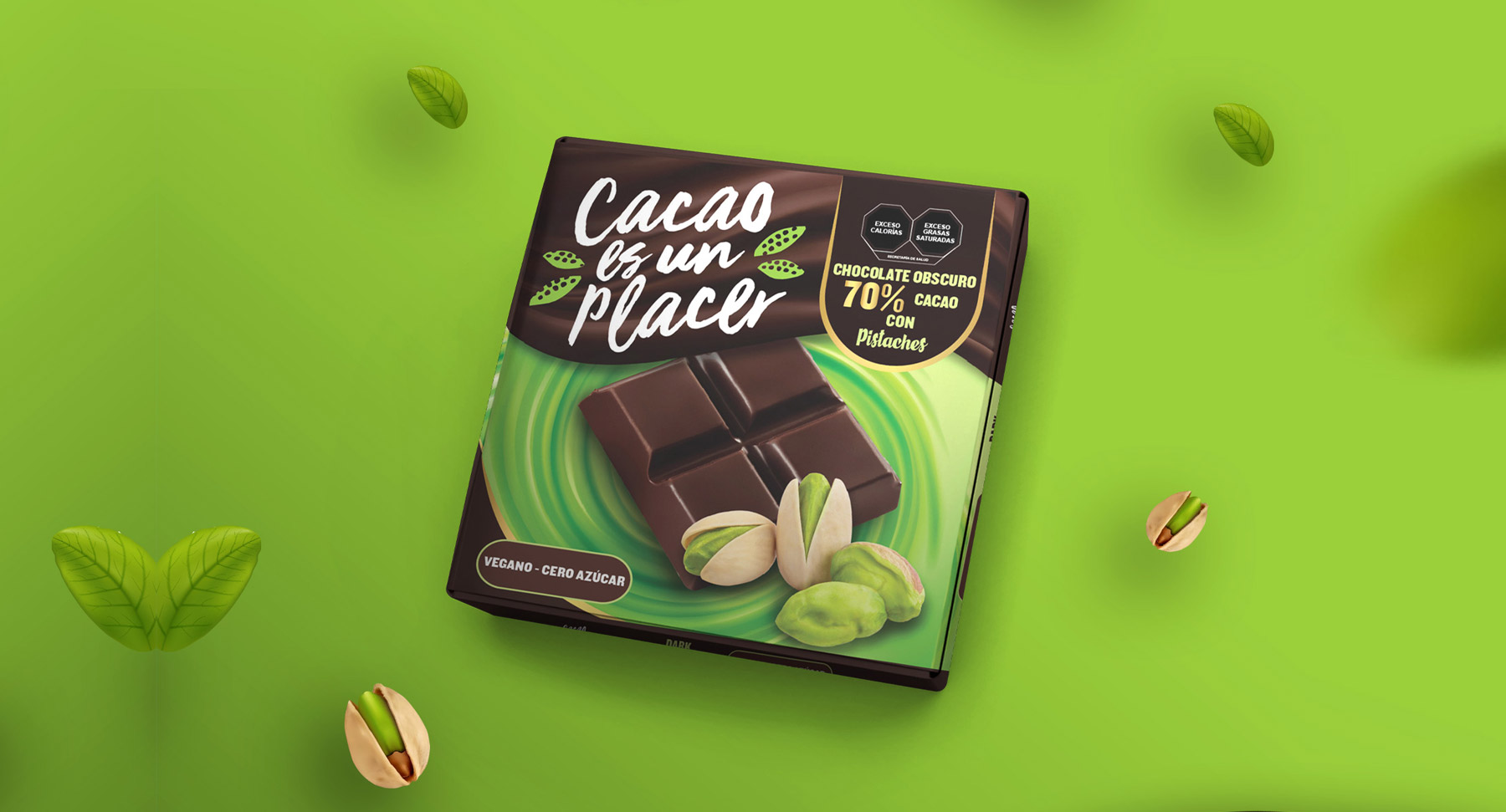 Cocao Chocolate Case Study - Mexican Chocolate Box design