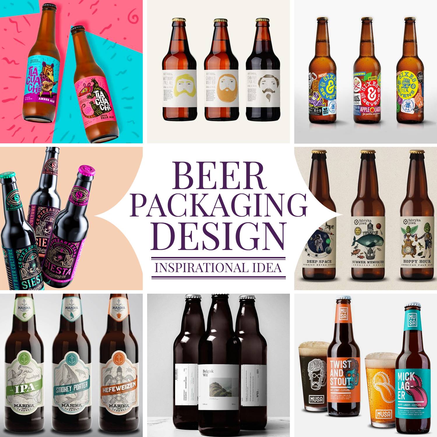 179+ Best Beer Label Design - Packaging Design Ideas & Images