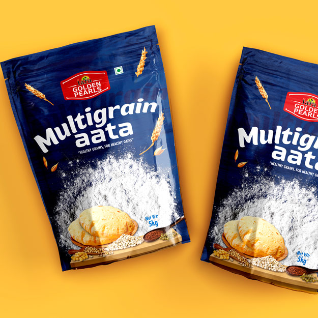 Atta Packaging Design Agency | Best Atta Flour Packet Design Company
