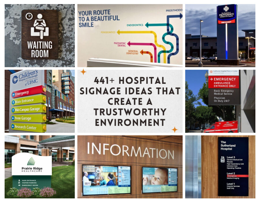 Hospital Signage - 441+ Best Hospital Signage Ideas to Build More Trust