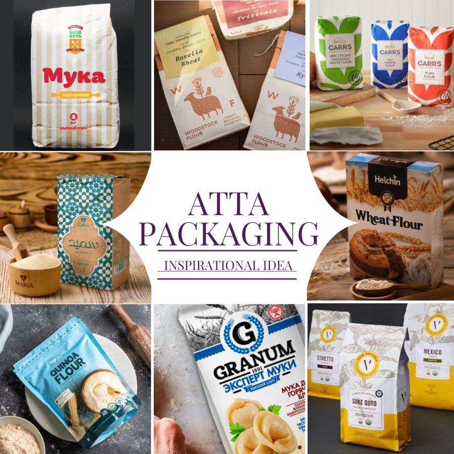 Atta Packaging Design - 121+ Flour Packet Design Ideas 2026