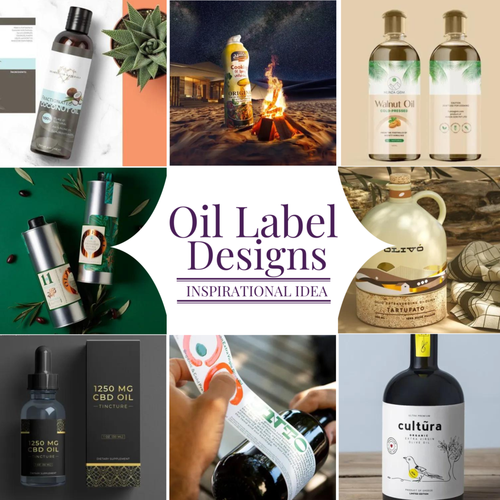 Oil Label Design - 103+ Packaging Ideas & Images 2024