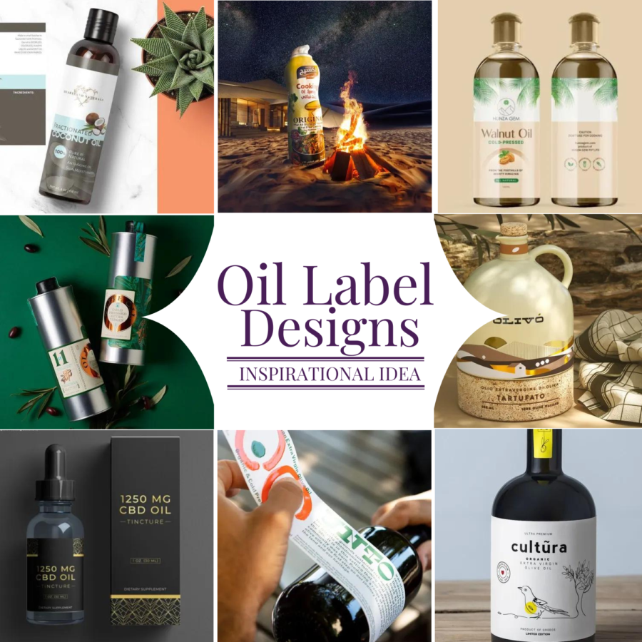 Oil Label Design - 103+ Packaging Ideas & Images 2024