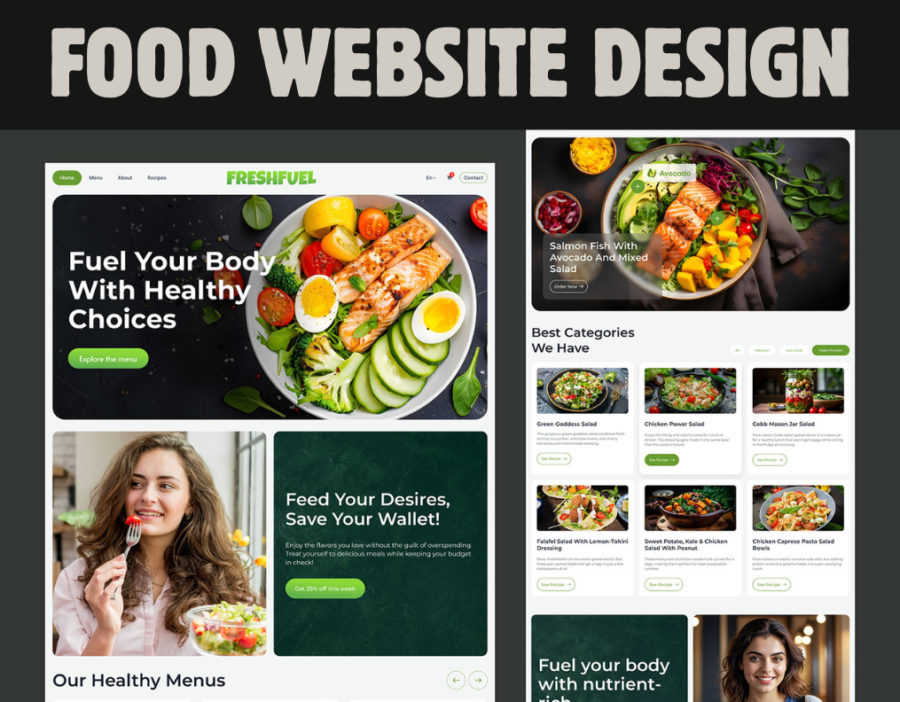 Food Website Design | 639+ Best Food Web Design Ideas